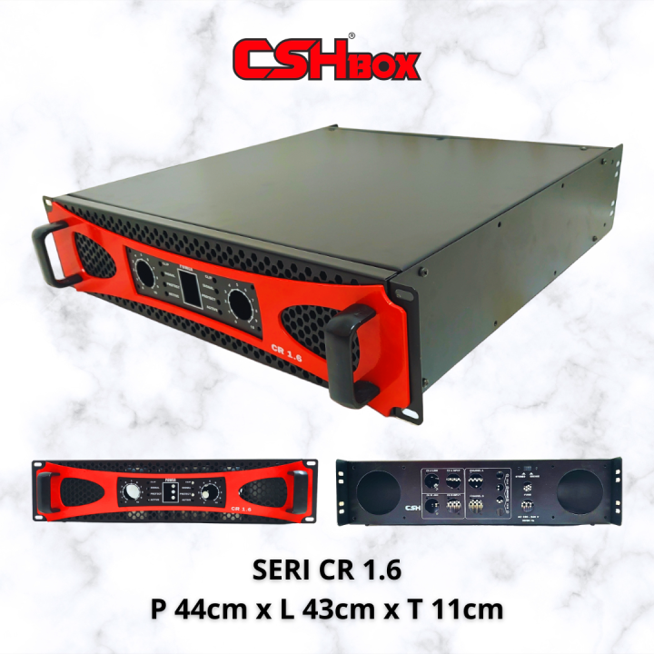 Box Power Amplifier CSH Seri CR 1.6 (box 2u) 2 Channel | Lazada Indonesia