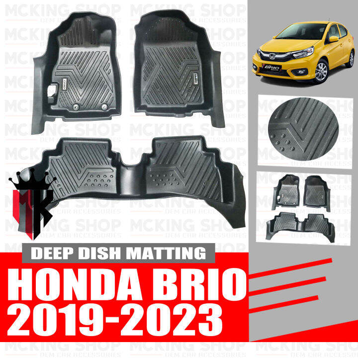 Honda Brio 2019-2023 Deep Dish Matting High Quality Material | Lazada PH