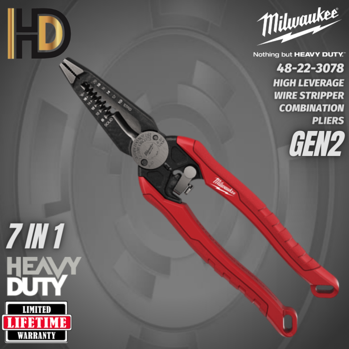 Milwaukee Combination Wire Pliers / GEN3 7 IN 1 Combination Pliers ...