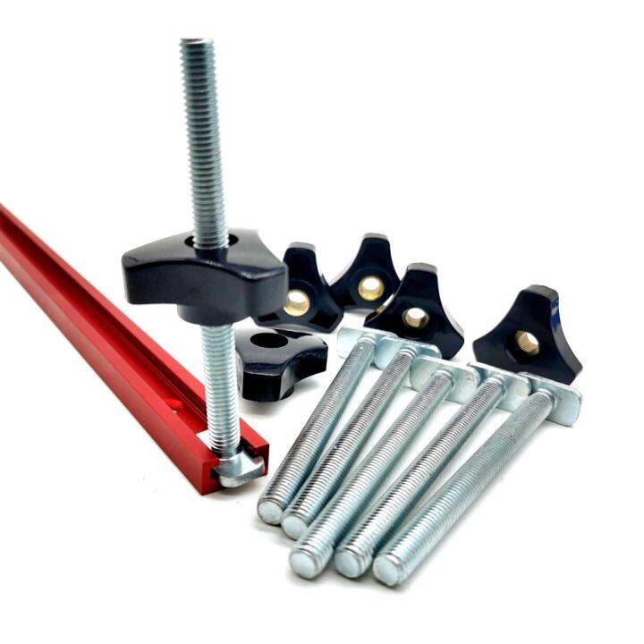 10 pcs T Bolt and Nut Set M8 Woodworking Tool Jigs Screw Slot Fastener ...