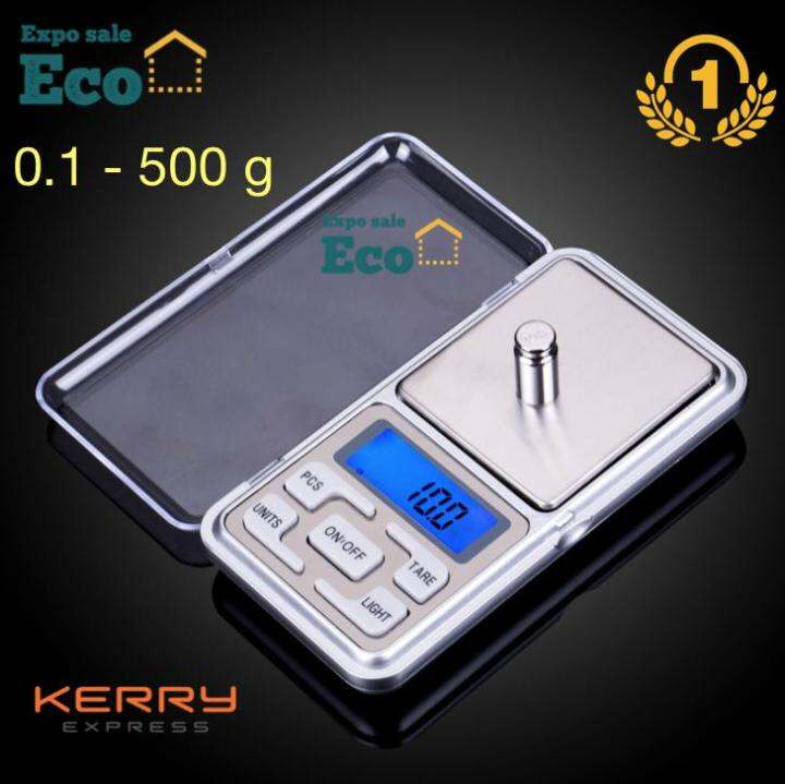 Eco Home เครื่องชั่งดิจิตอล 0.1 - 500 g ตาชั่งดิจิตอล เครื่องชั่งดิจิตอลขนาดพกพา เครื่องชั่ง ...