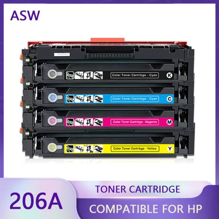 For HP 206A Compatible Toner Cartridge 206A W2110A W2111A W2112A W2113A ...