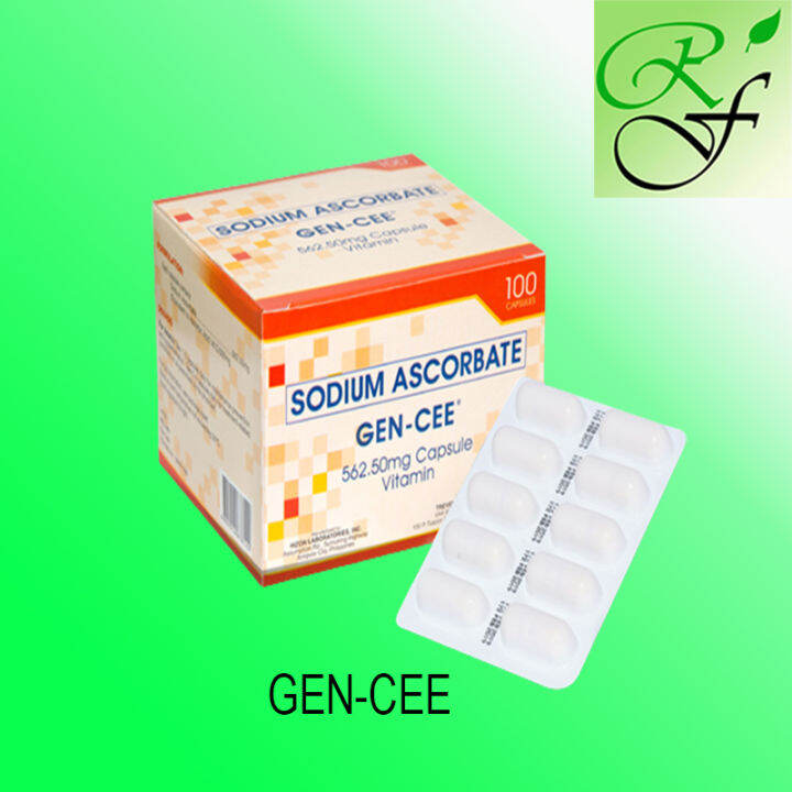 SODIUM ASCORBATE GEN-CEE 100 CAPSULES | Lazada PH