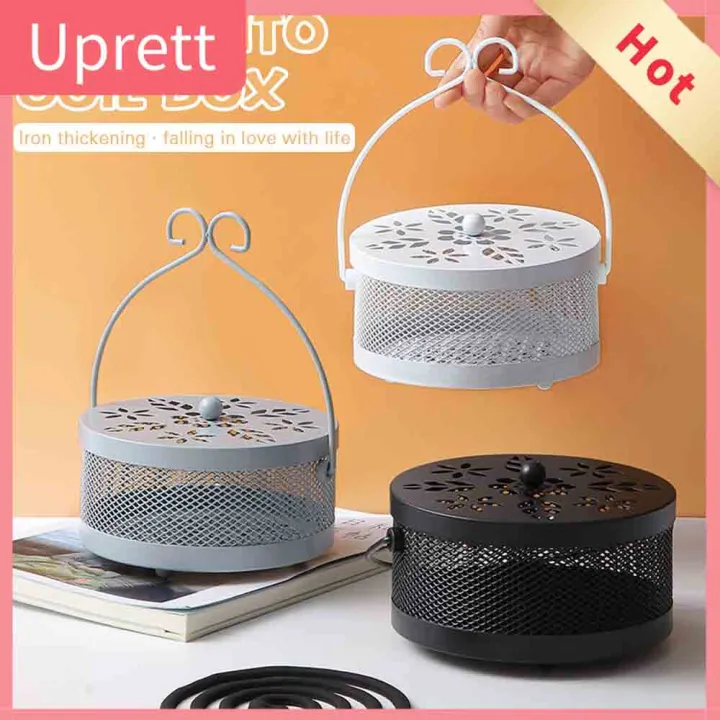Upretty Mosquito Spool Holder with Lid Retro Style Portable Mosquito ...