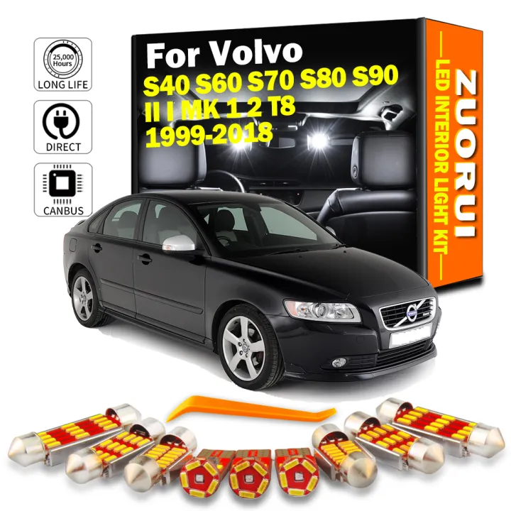 ZUORUI Canbus Car LED Interior Map Light Kit For Volvo S40 S60 S70 S80 ...