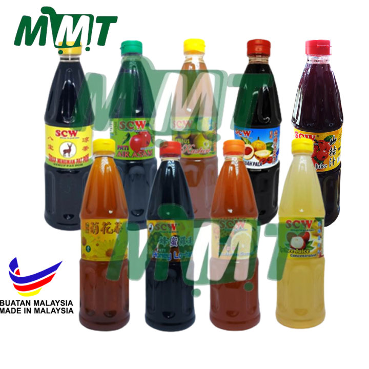 SCW Jus 1Lt Concentrated Juice Penang 八宝凉茶素食浓缩汁 1L JUS PAT POH , JUS ...