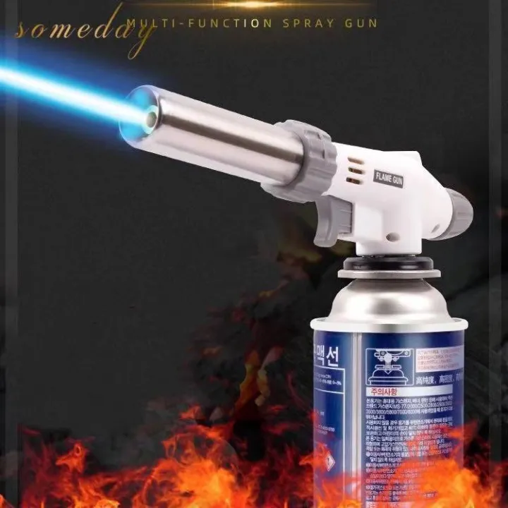 HIGH QUALITY Flame Gun Butane Torch Electron Strike Auto Ignition ...