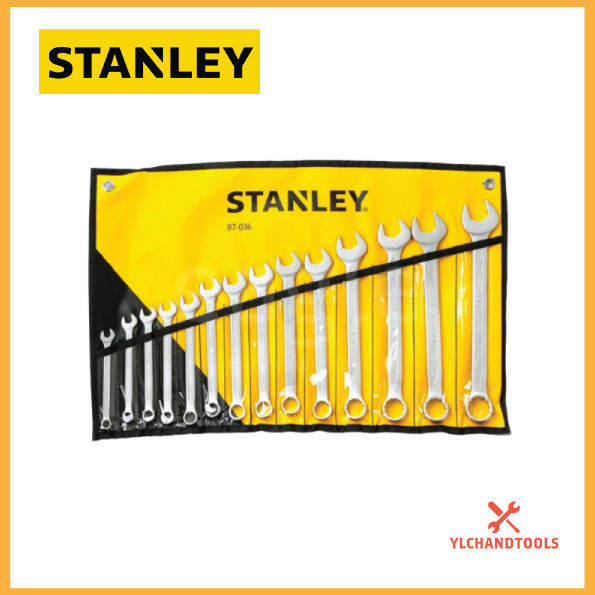 STANLEY 87-036-1 14 PCS COMBINATION WRENCH SET ( 8MM-24MM ) | Lazada