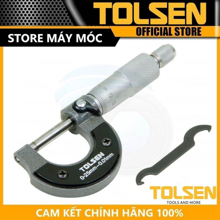 THƯỚC ĐO MICROMETER TOLSEN 35055 - HÀNG CHÍNH HÃNG | Lazada.vn