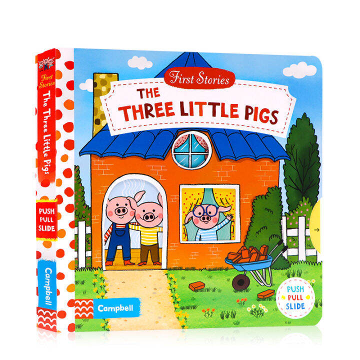 The three little pigs children's Enlightenment story picture book ...