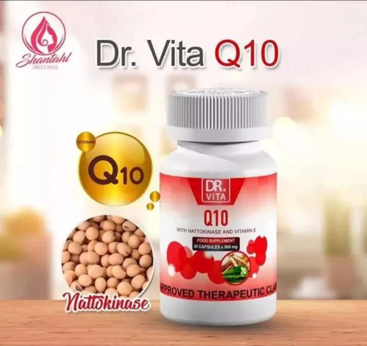 authentic DR. VITA Q10 with NATTOKINASE & VITAMIN E | Lazada PH