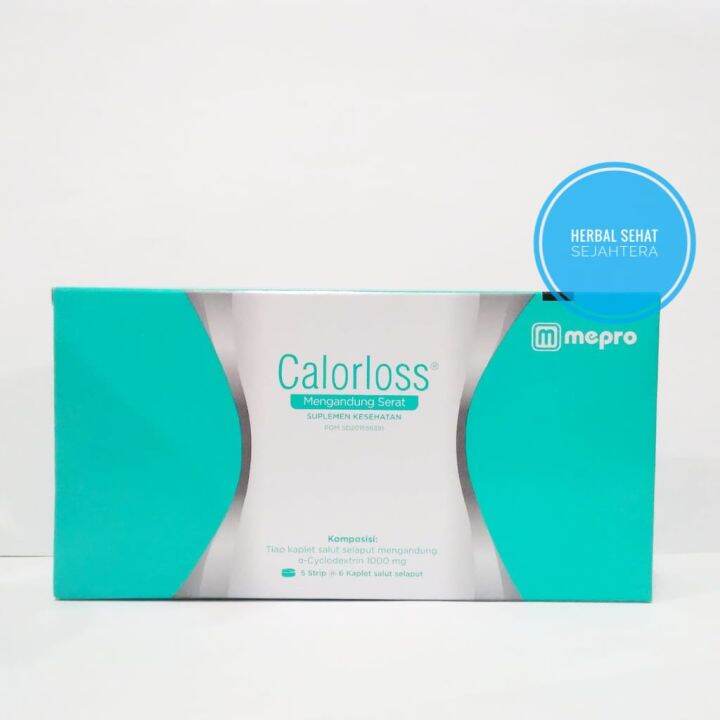CALORLOSS Calorloss isi 30 kaplet Per Box/Suplement makanan/Mepro ...