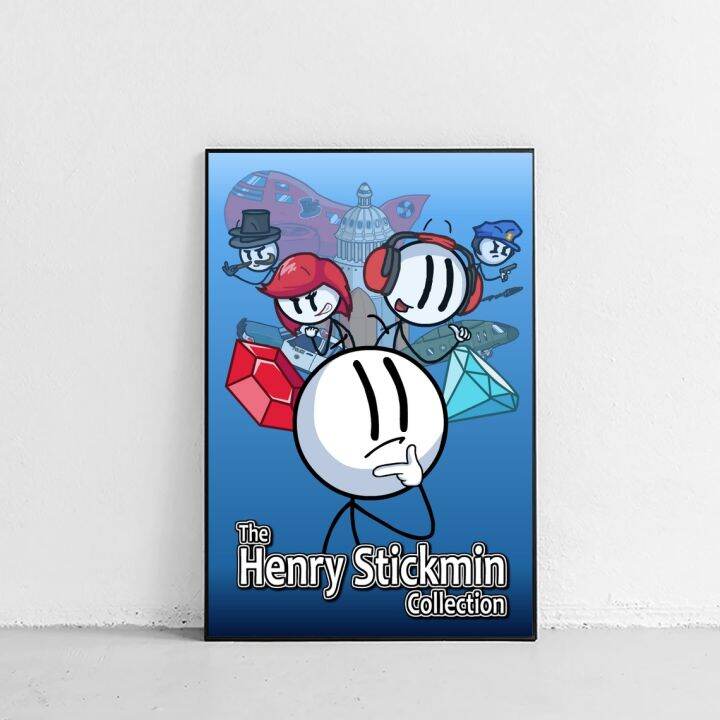 The Henry Stickmin Game Poster Print Home Decoration Wall Painting (No ...