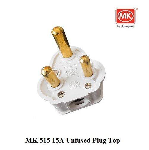 MK 515 15A Unfused (BAKELITE) Plug Top 250V SIRIM Approve | Lazada
