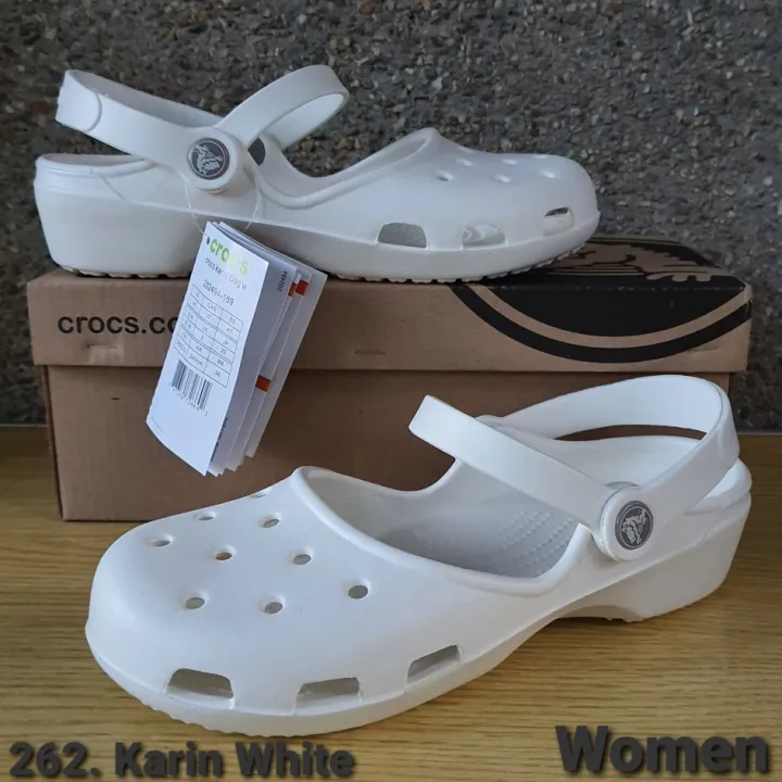 ONHAND Crocs 262. Karin White Authentic Made in Vietnam | Lazada PH