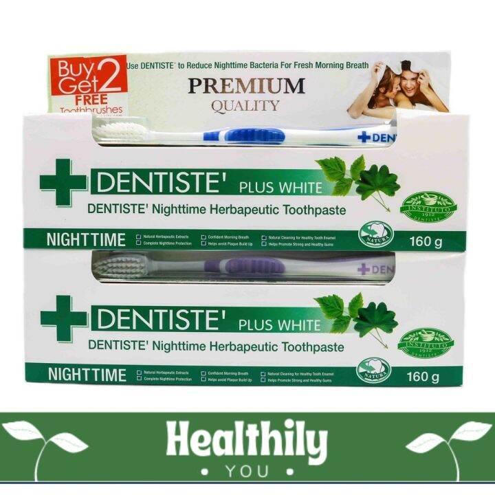 Dentiste Nighttime Herbapeutic Toothpaste 160 g x 2 pieces | Lazada PH