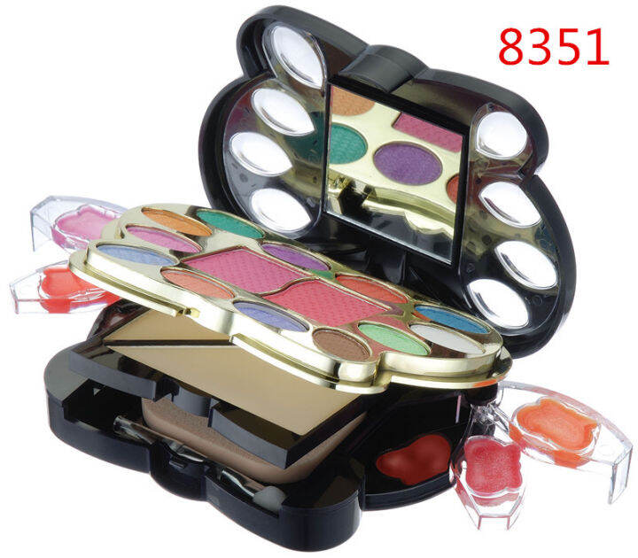 TFF New Style 3 In 1 Make Up Makeover Small Cosmetics Set Portable ...