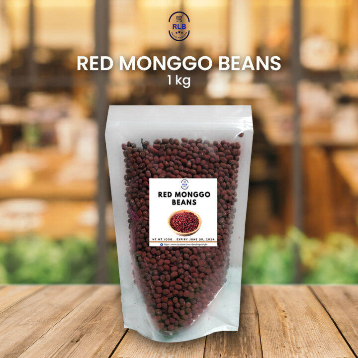 1 Kilogram Red Monggo Beans - Red Mung Beans with Antioxidants and Rich ...