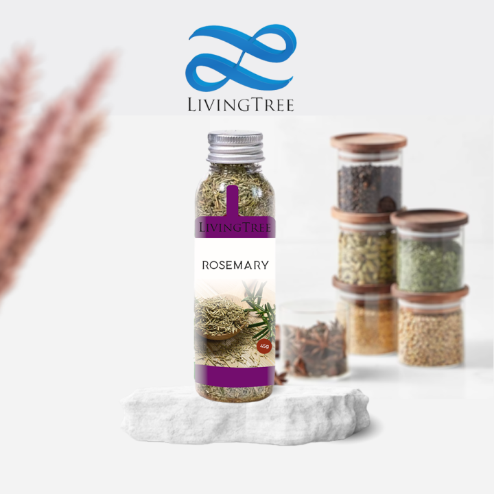 Rosemary Kering 75 gr Dried Rosemary 100% Rempah Alami LivingTree ...