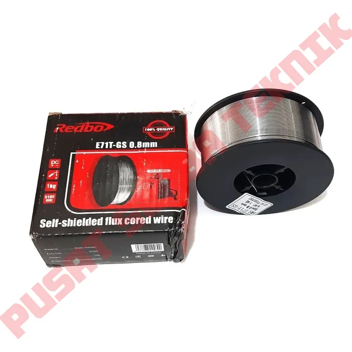 KAWAT FLUX CORE REDBO KAWAT LAS E71T-GS 1KG 0.8mm | Lazada Indonesia