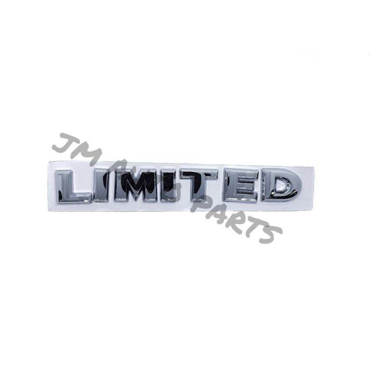 Best LIMITED Emblem Logo Decal Name Chrome (14.22cm x 1.93cm) | Lazada PH