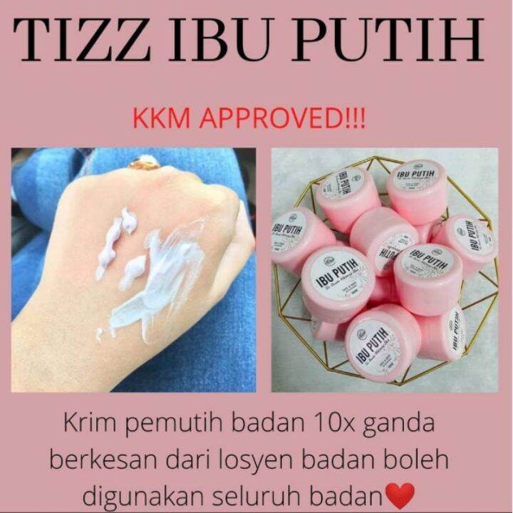 ibu putih tizz ibu putih putih badan putih kulit cerahkan ketiak pudarkan daki kulit cerah krim ...