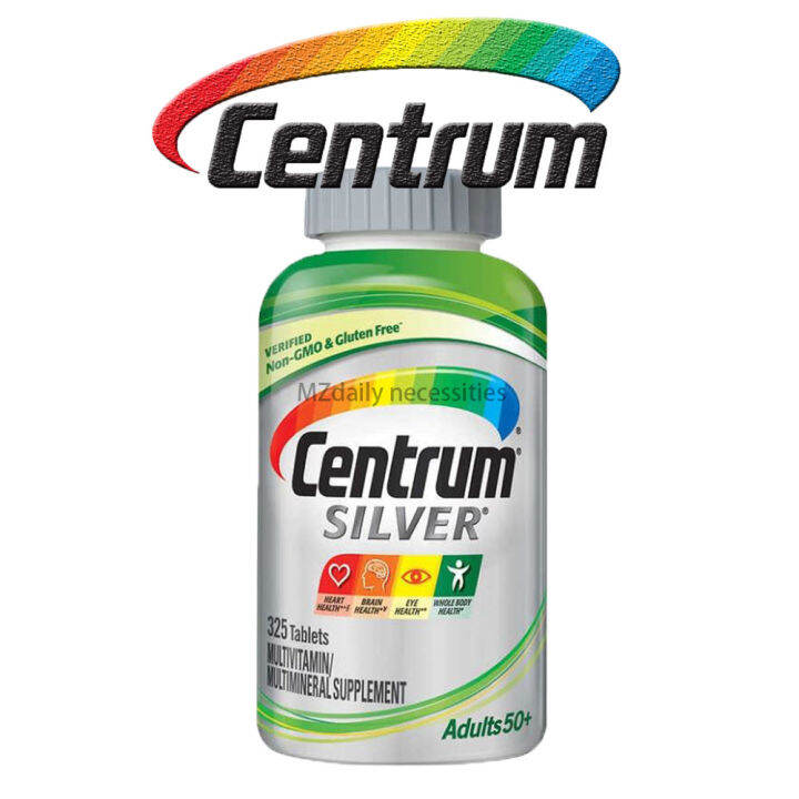 Centrum Silver Multivitamin Tablet Bottle of 325 Tablets | Lazada PH