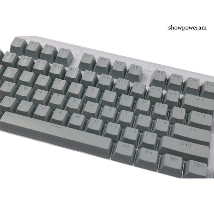 104 Keys Keycaps for Mechanical Keyboard ABS Two Color Keycap for RK61 ...