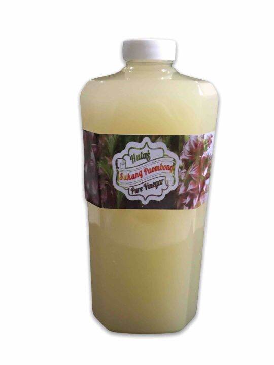 Huta's Plain Sukang Paombong 1L (Pure Nipa Palm Vinegar / Paombong Suka ...