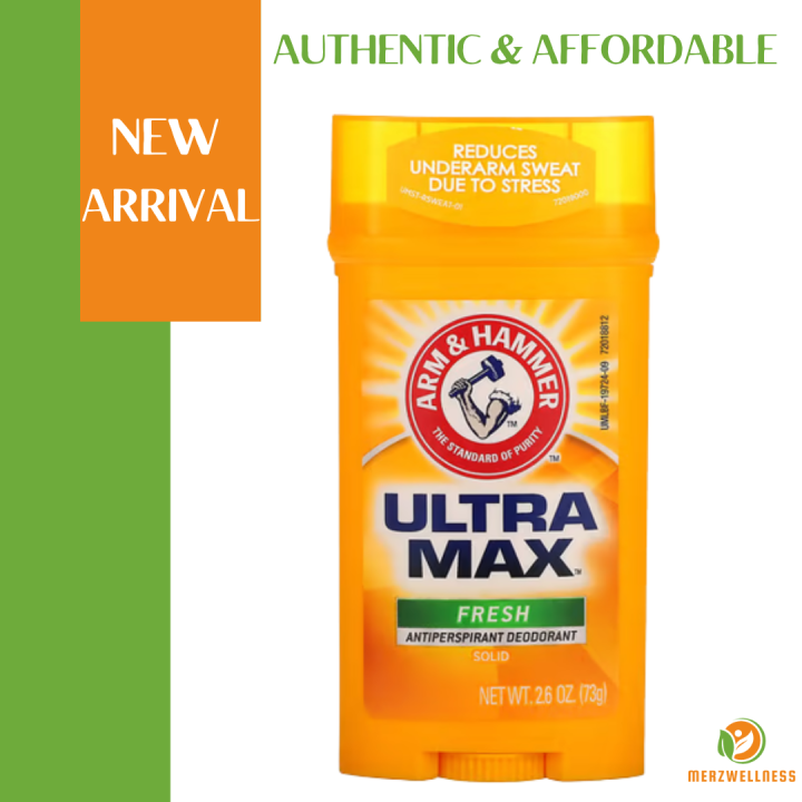 Arm & Hammer, UltraMax, Solid Antiperspirant Deodorant, Fresh, 2.6 oz ...