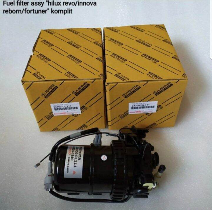 FUEL FILTER ASSY KOMPLIT HILUX REVO INNOVA REBORN FORTUNER - FILTER ...