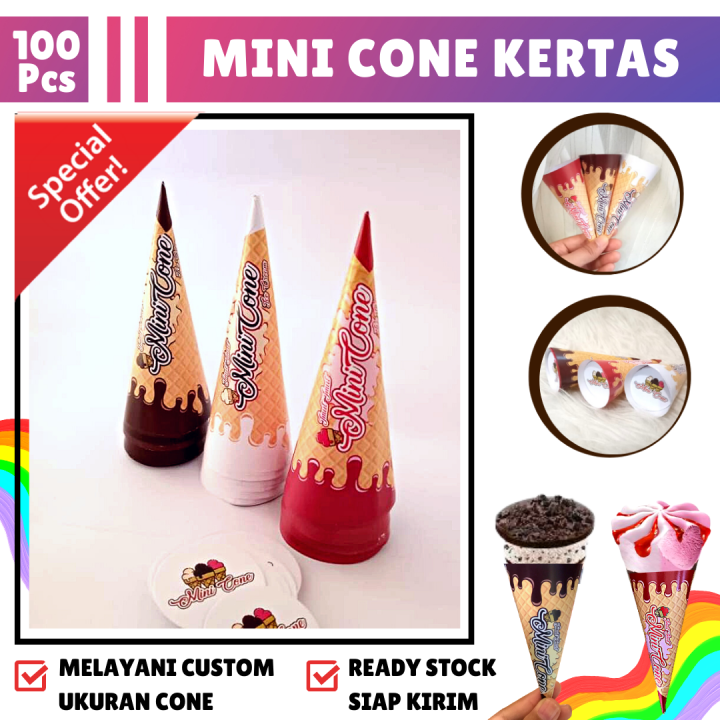bungkus es krim cone mini kemasan mini kerupuk ice cream jual kemasan ...