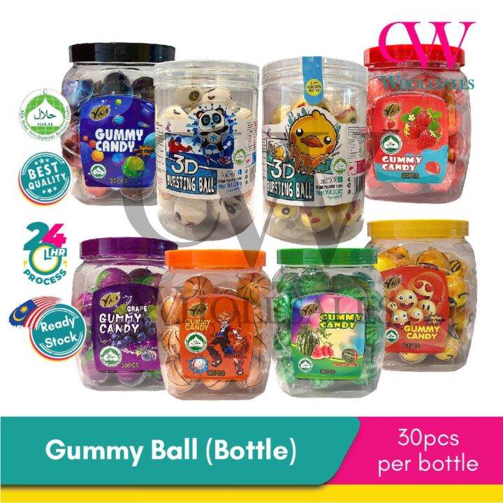 Gummy Ball Basketball Duck Football Watermelon Grape Strawberry Unicorn ...