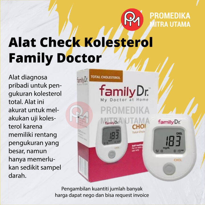 Alat Check Kolesterol Family Doctor | Lazada Indonesia