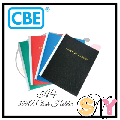 CBE A4 Clear Holder File E359A Refillable | Lazada