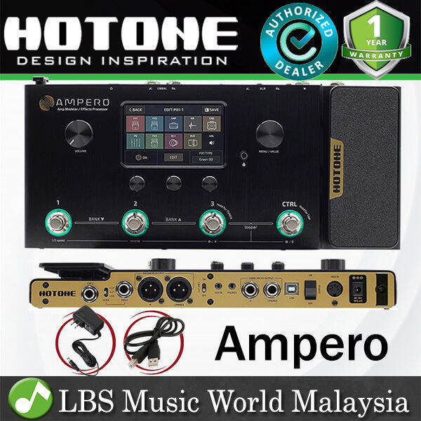 Hotone Ampero MP-100 Amp Modeller & Multi Effects Processor with ...