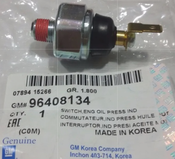 GM Oil Pressure Switch for Chevrolet Spark 1.0L 2005-2011 / Chevrolet ...