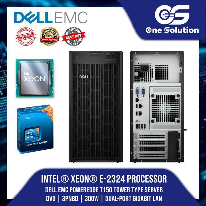 Intel® Xeon® E-2324G Processor | Dell EMC PowerEdge T150 Tower Type ...