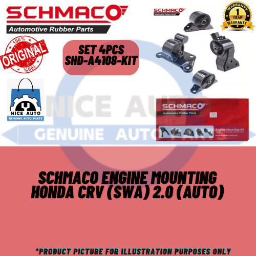 HONDA CRV SWA (AUTO) ENGINE MOUNTING KIT (SET) -SCHMACO | Lazada