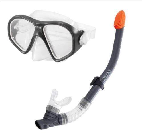 ORIGINAL! COMPLETE SET INTEX Snorkeling Mask Intex Goggle Intex Diving ...