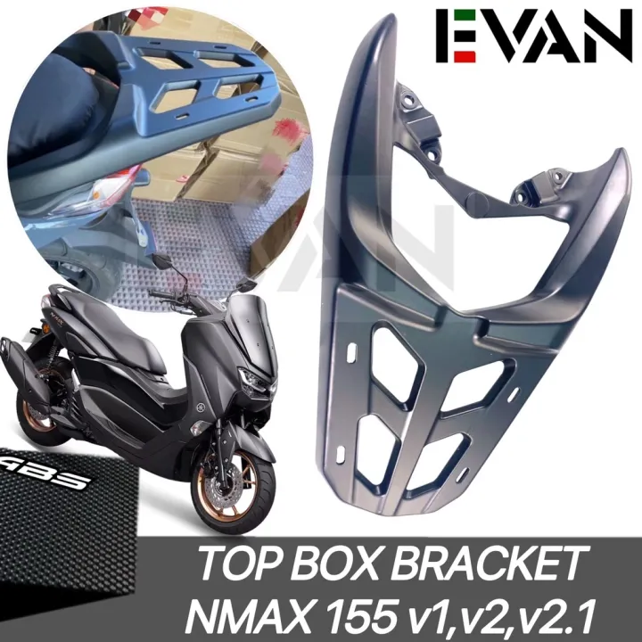 ♚Nmax 155 v1,v2,v2.1 Top Box Bracket Rear Bracket 4Holes Full CNC Alloy Quality | Lazada PH