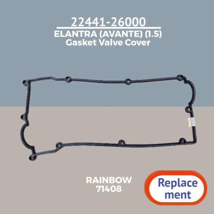 2244126000 Gasket Valve Cover for HYUNDAI Elantra (AVANTE) (1.5 ...