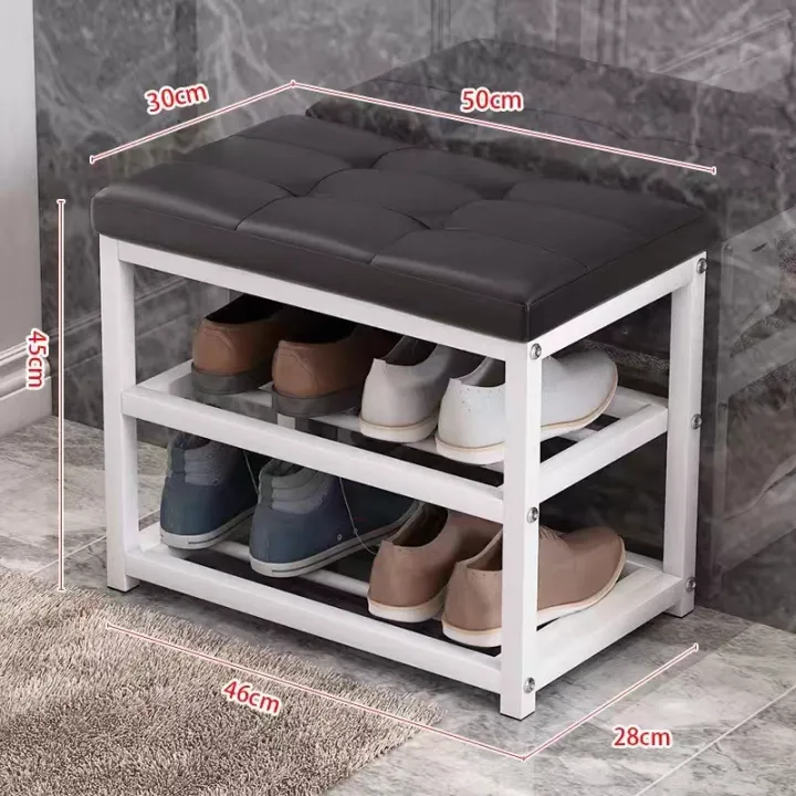 MH Shoe Racks For Household Use Can Sit Living Room Shoe Changing Stool ...
