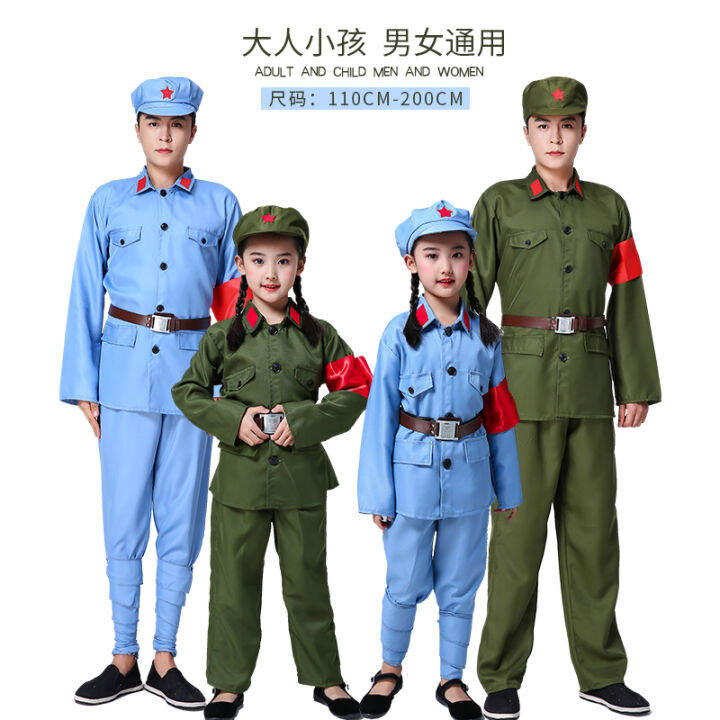 Red Army costumes 65-style red guards clothes little red military ...