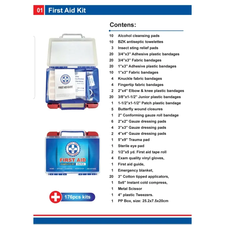 FIRST AID KIT 176 PCS | Lazada PH