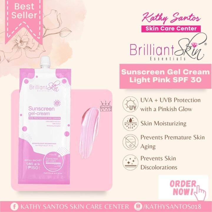 BRILLIANT SUNSCREEN PINK 50g | Lazada PH