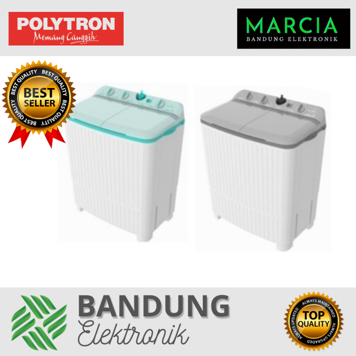 Polytron Mesin Cuci 2 Tabung 9KG PWM 9076 G/Y / 9076G 9076Y | Lazada ...