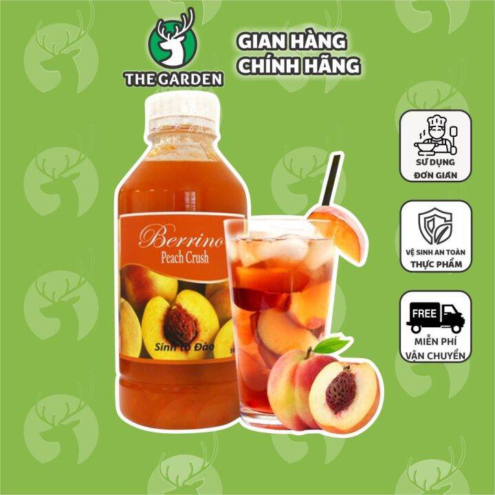 Syrup Đào - Nguyên Liệu Siro Làm Trà Đào Cao Cấp - Chai 1 Lít - THE ...