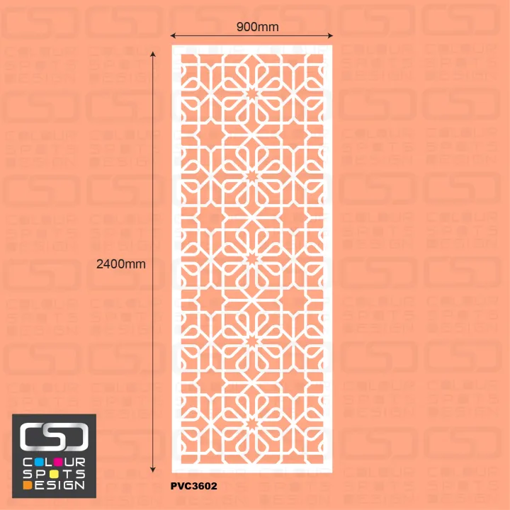 Decorative Room dividers 900mm x 2400mm islamic pattern | Lazada