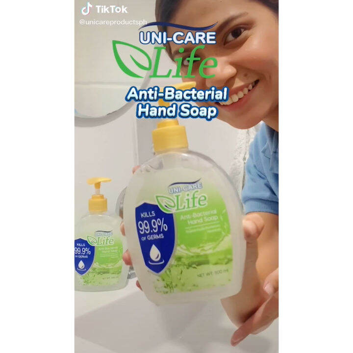 Uni-Care Life Anti-Bacterial Hand Soap 500ml Bottle of 2 | Lazada PH